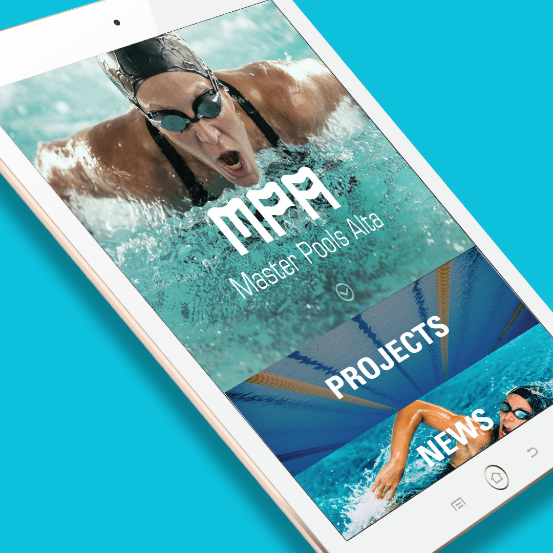 Master Pools Alberta - Helix Design Edmonton-based Brand and Web Designer